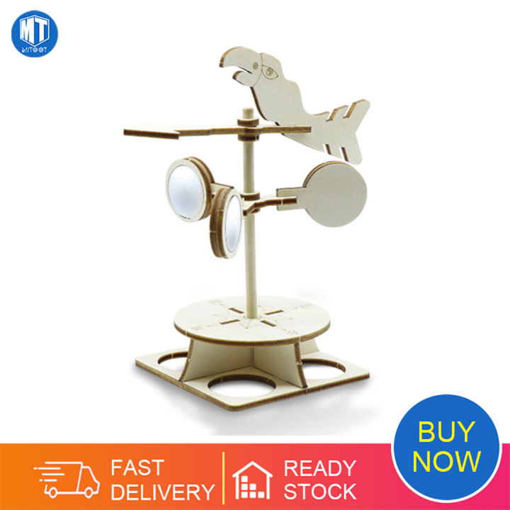 Students DIY Wind Vane Model Kit Wooden Kids Children Science Direction ...