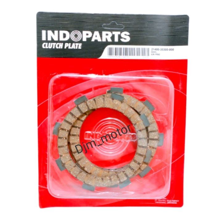 KAMPAS KOPLING FR80 CLUTCH PLATE SET FR 80 SUZUKI 7PCS PLAT KOPLING ORIGINAL INDOPARTS PELAT ...