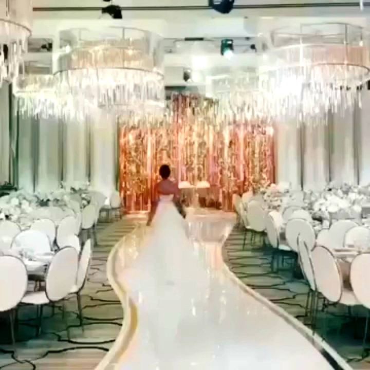 L11."Modern LED Wedding Floor Stand Lights 5 heads - Round Walkaway ...