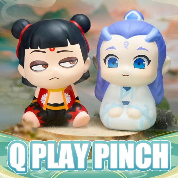 Nezha Aobing Squeeze Toy Cartoon Anime Character Decompression Toy Slow ...