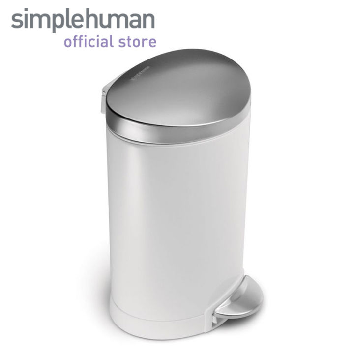 Simplehuman 6L semi-round step bin | Lazada Singapore