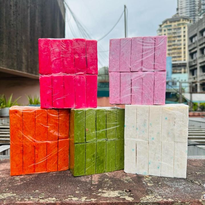 Buy 1 Kilo rebar soapbscrap Kojic whitening cocoberry 10 pcs 100g ...