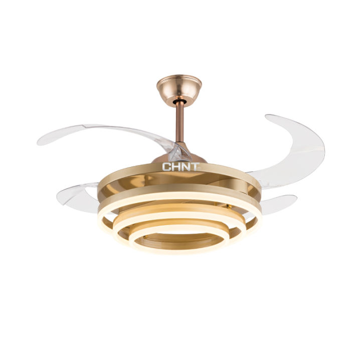 CHNT Luxury Ceiling Fan With Light Remote Control Chic Chandelier Fan ...