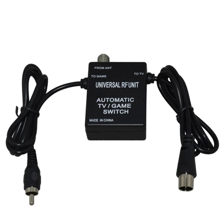 3 in 1 RF Unit Adapter Cable Automatic TV Game Switch for for SNES for ...