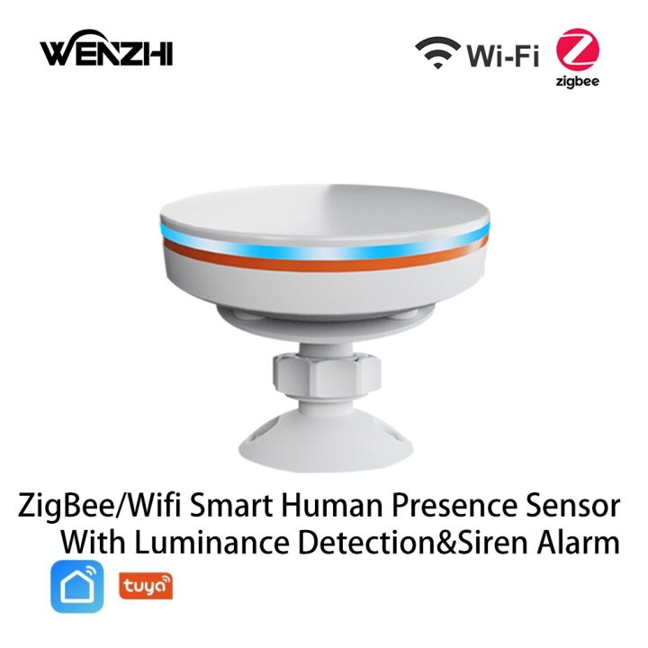 ZigBee 3.0/Wifi Human Presence Sensor 5V MMwave Radar With Siren Alarm ...