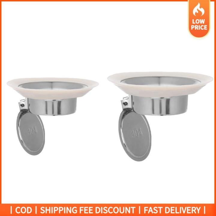 Stainless Steel Bathroom Prevent Backflow Toilet Deodorant Stopper Anti ...