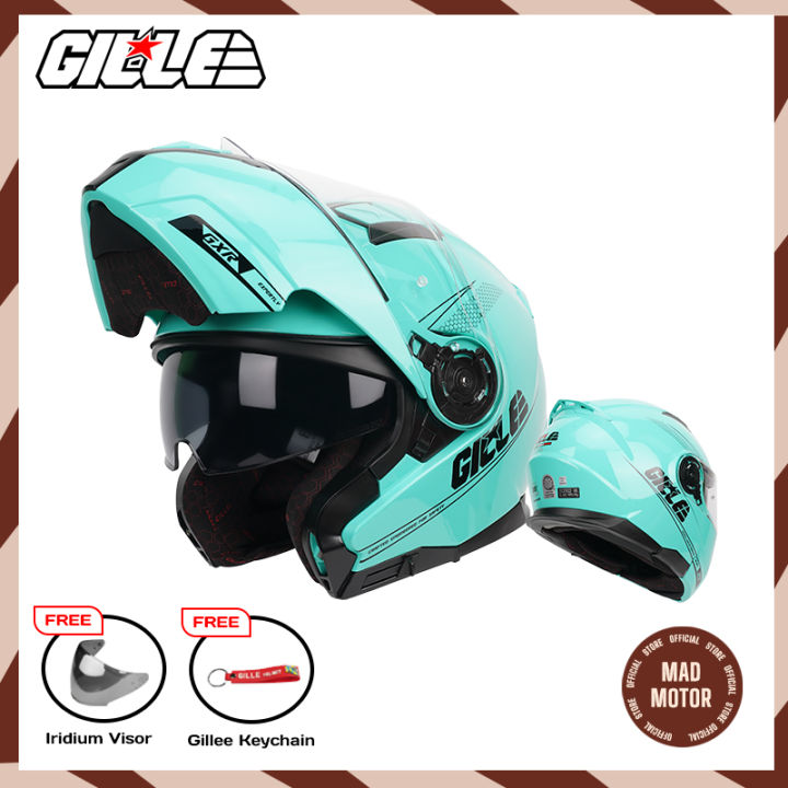 GILLE Helmets SH-526 SP-GXR PLAIN Motorcycle Modular Helmet Full Face ...