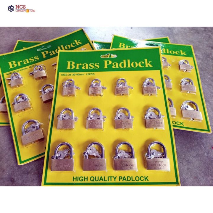 Brass Padlock Set 25mm 30mm 40mm | Lazada