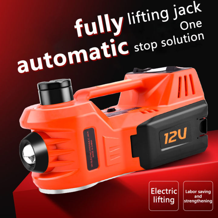 DEKES Car Electric Jacks Tool 12V 5Ton 4 In 1 Hydraulic Floor Car Jack ...