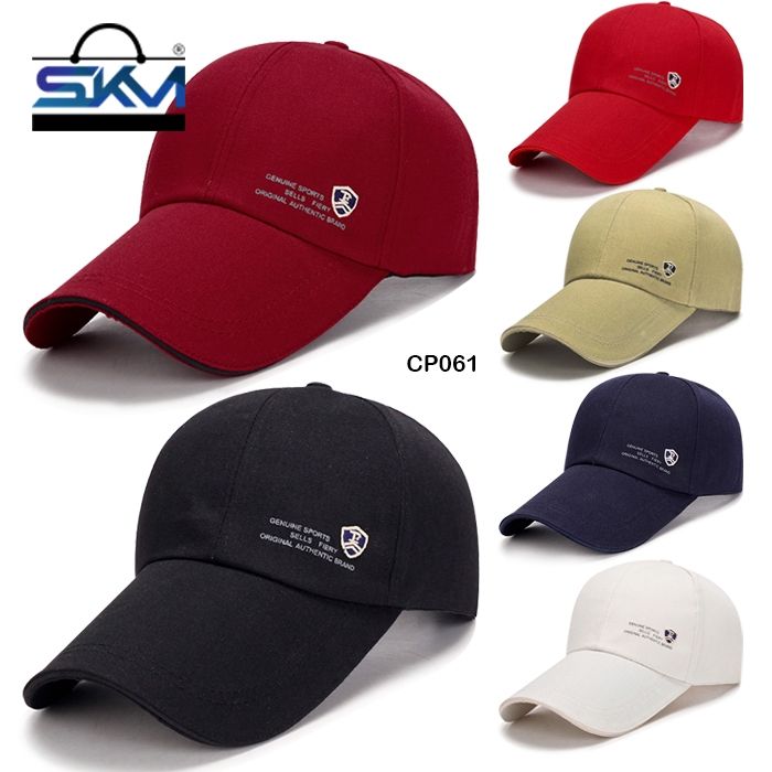 SKM Unisex Sport Adjustable Hat Casual Street Plain Baseball Cap Topi Lelaki Perempuan CP061 ...