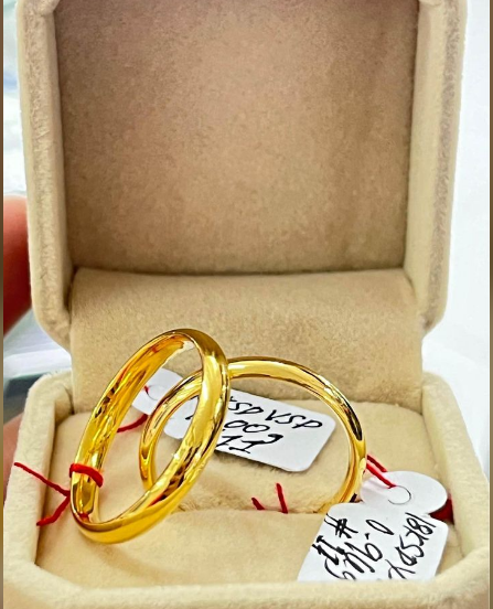 Pawnable 18k Saudigold wedding ring Plain | Lazada PH
