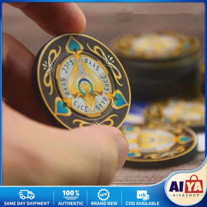 Aventurine Bushi Metal Chip Coin Game Honkai: Star Rail Cosplay ...