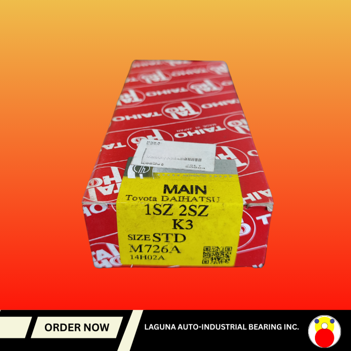 TAIHO Main Bearing M726A Size STD for Toyota Daihatsu 1SZ , 2SZ , K3 ...