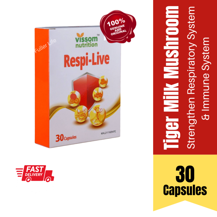 VISSOM NUTRITION Respi-Live Capsule (30s) | Strengthen Respiratory ...