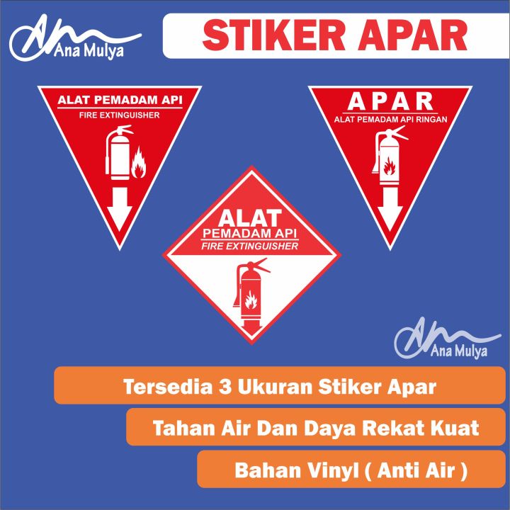 Sticker Vinyl Ana Mulya Stiker Printing Apar / Stiker Alat Pemadam ...