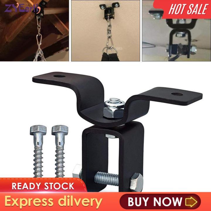 ZYEarth Wood Beam Heavy Bag Ceiling Hanger Mount with Degree Swivel ...