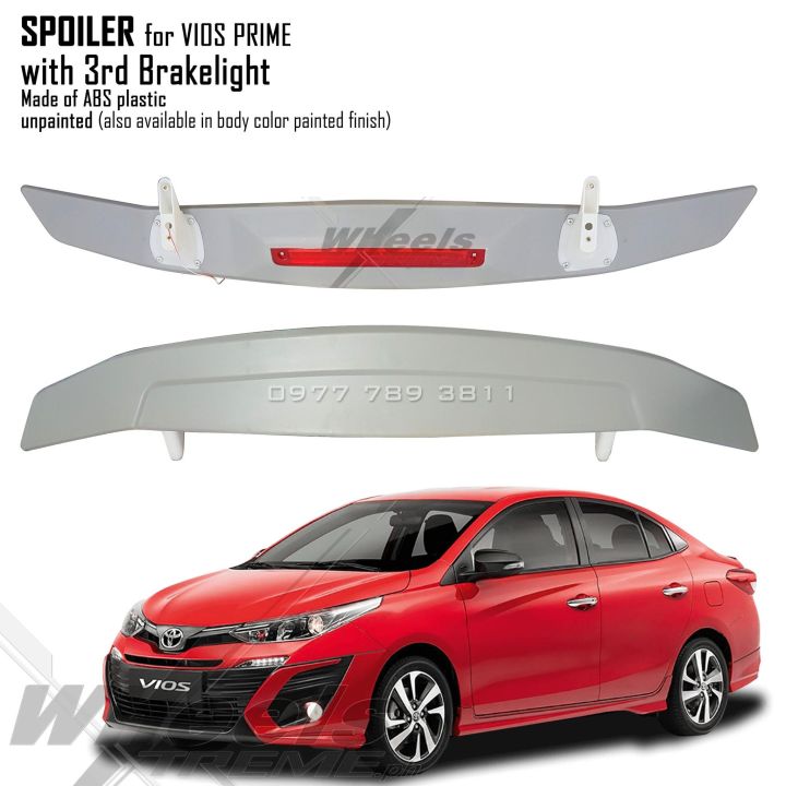 Prime Spoiler Toyota Vios all yr model and other sedan type vehicle vios accessories Lazada PH
