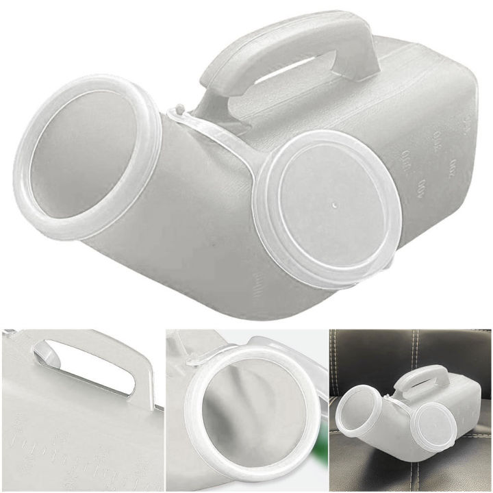 【Wireless】 1200ml Urinals for Men Spill Proof Pee Container Plastic ...