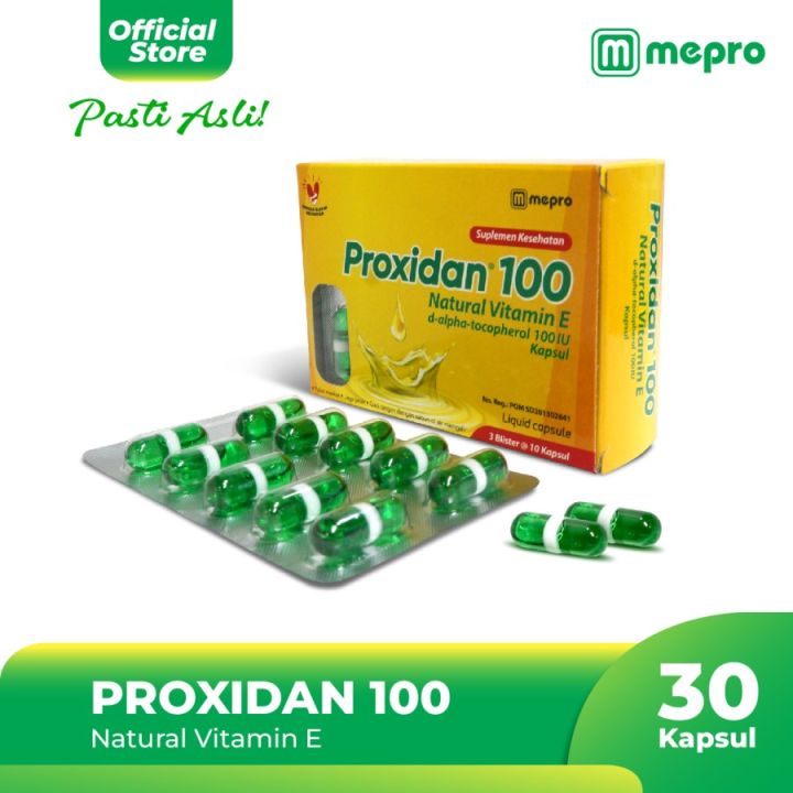PROXIDAN 100 IU - Vitamin E untuk kulit dan kesuburan | Lazada Indonesia