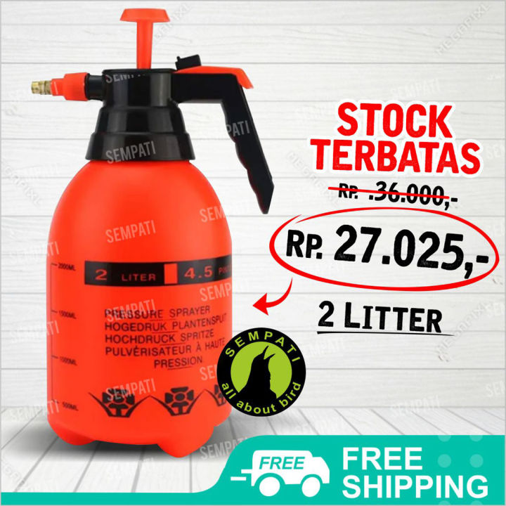 SEMPATI Semprotan 2 Liter Spray Gun Pompa Hand Pump Alat Semprot ...