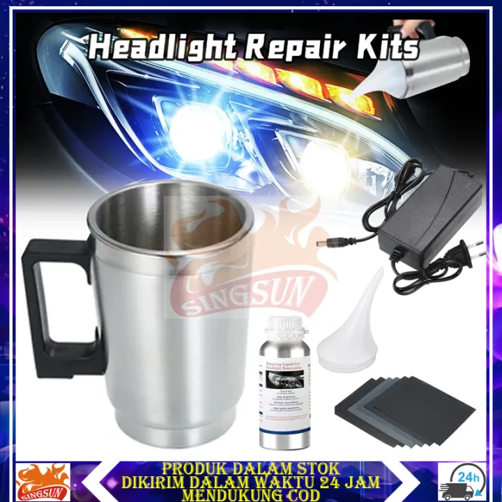 Alat Nano Burn Coating Headlamp Headlight Restored Pengkilap Lampu ...