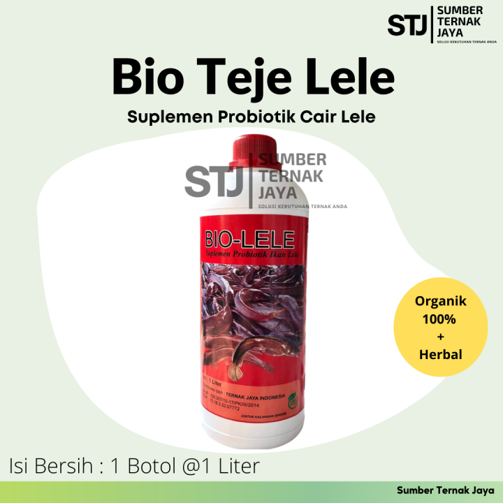 Probiotik Bio Teje Lele 1 Liter Suplemen Probiotik Organik Cair untuk Ternak Lele Vitamin Ikan ...