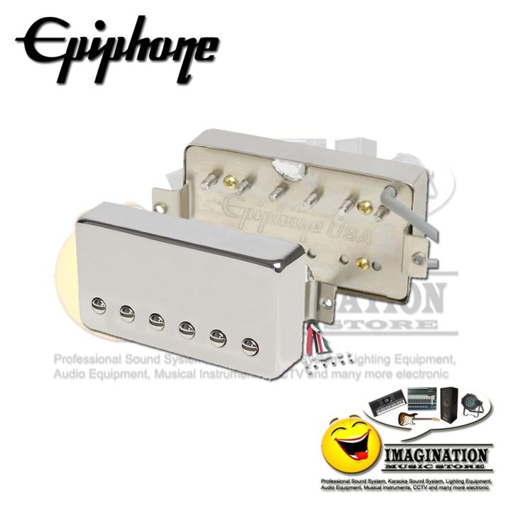 Epiphone ProBuckers Electric Guitar Pickups, Set of 2, Chrome | Lazada PH