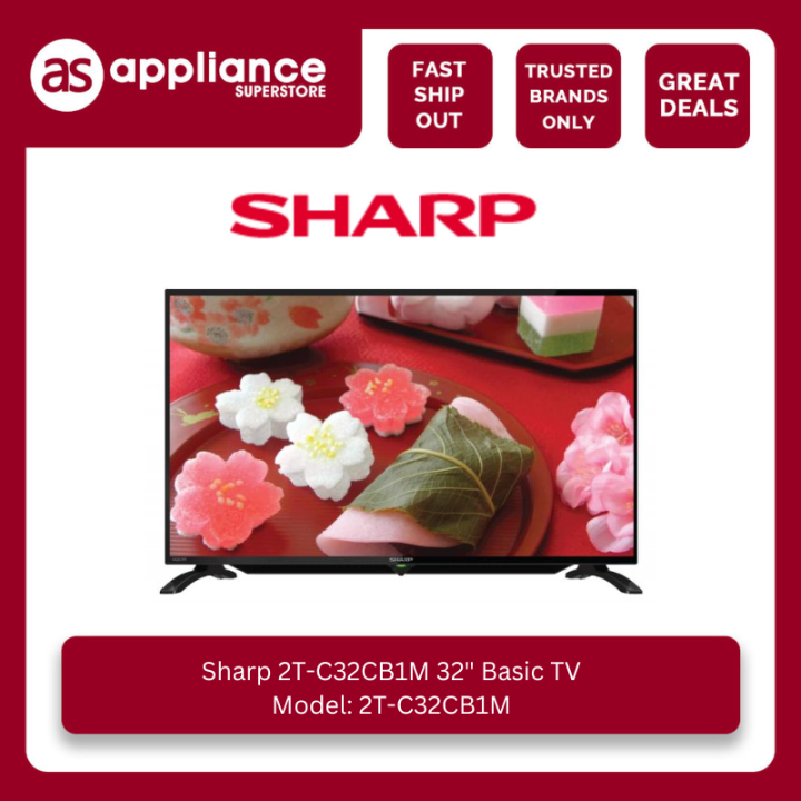 Sharp 2T-C32CB1M 32" Basic TV | Lazada PH
