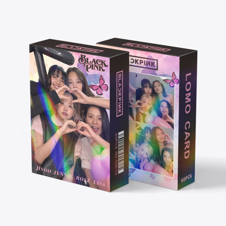 K-POP BLACKPINK Lisa Jisoo Rose Jennie 60 Pcs/Box Lomo Card Postcards ...