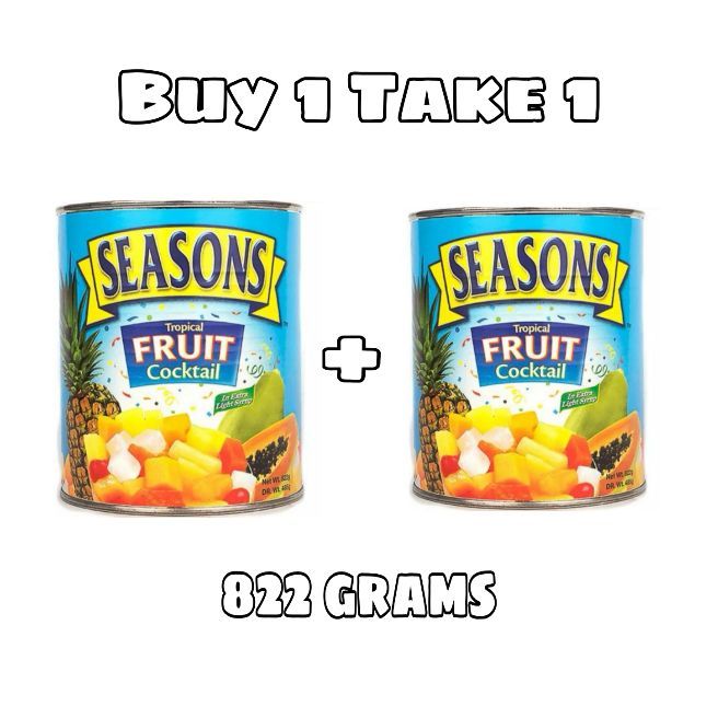 Seasons Fruit Cocktail 822grams Buy 1 Take 1 (Medium size not large ...