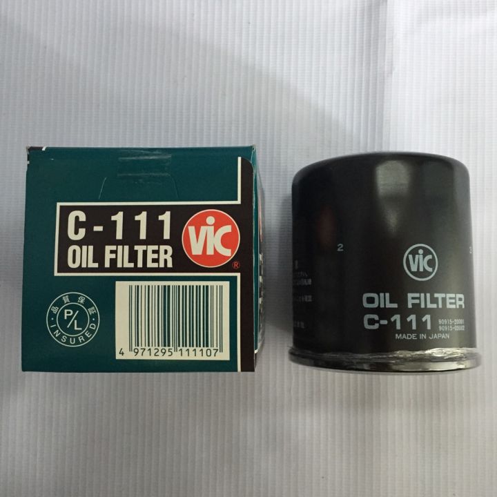 ORIGINAL/GENUINE VIC OIL FILTER C-111 FOR TOYOTA 1KD/2KD/1TR/2TR/7K/3K ...