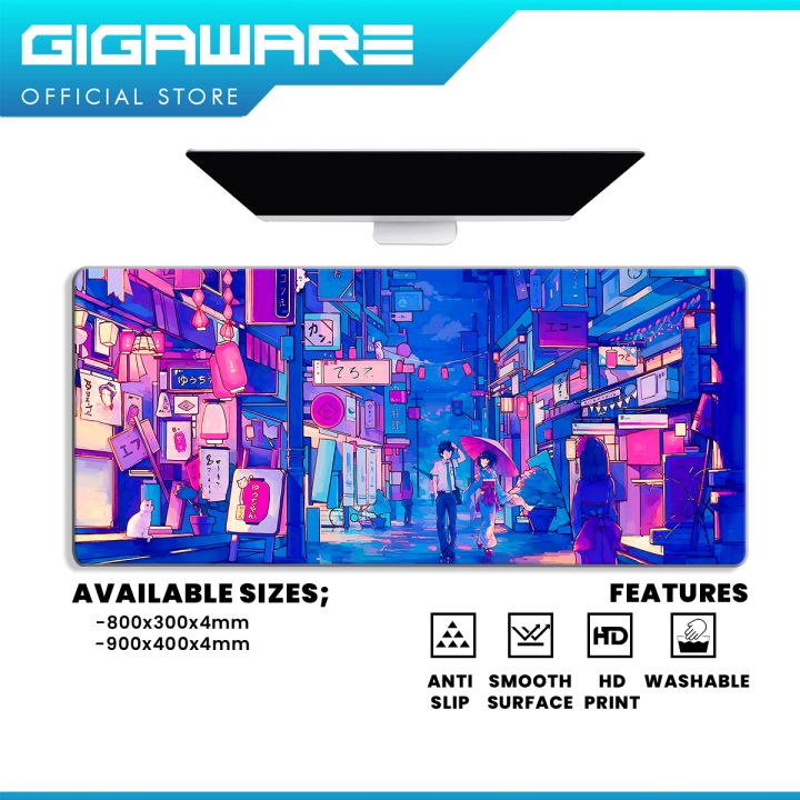 Gigaware Anime Landscape Extended Mousepad Deskmat Large Gaming Mouse ...