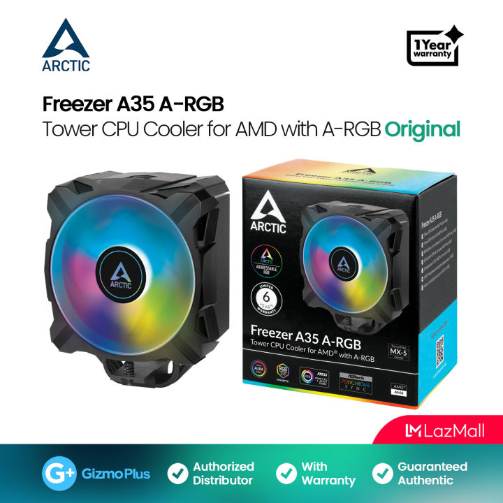 Arctic Freezer A35 A-RGB Tower CPU Cooler for AMD with A-RGB | Lazada PH