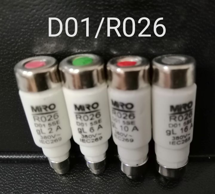 D01/R026 Neozed Ceramic Fuse 2A/6A/10A/16A 380VAC | Lazada