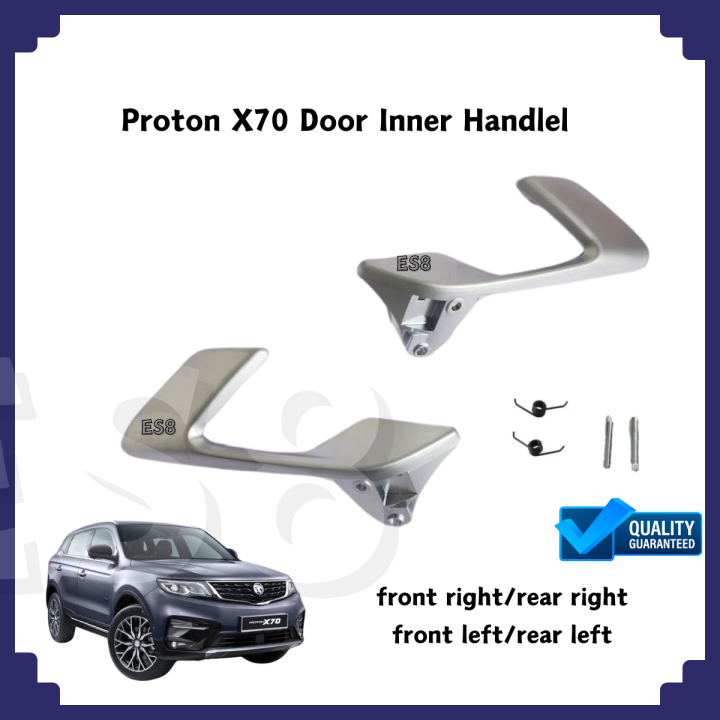 Proton X70 Door Inner Handle (Silver) | Lazada