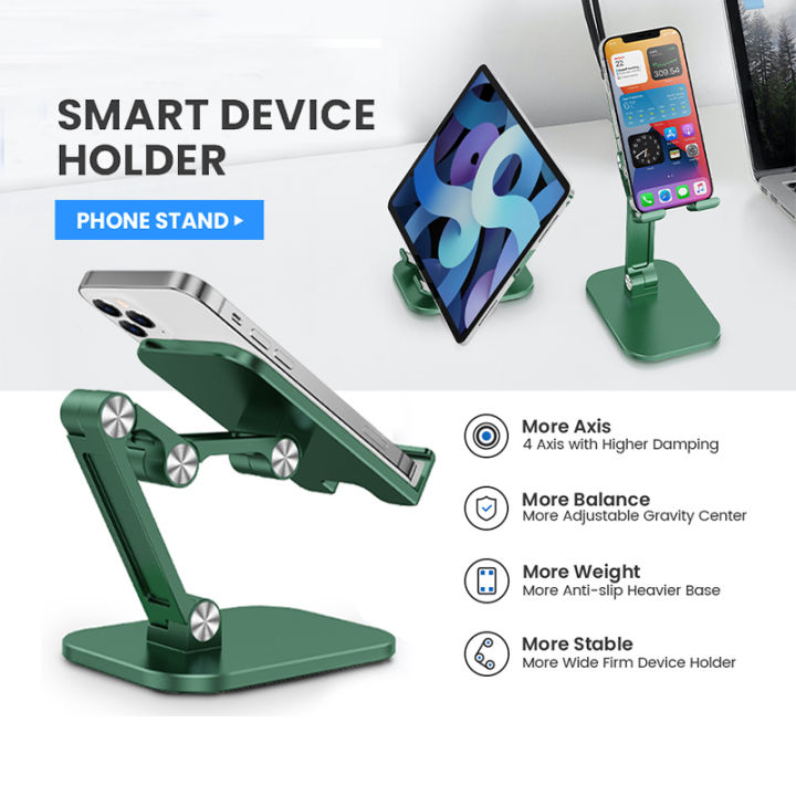 Phone Tablet Stand Holder Foldable Desktop Tablet Holder Phone Folding ...