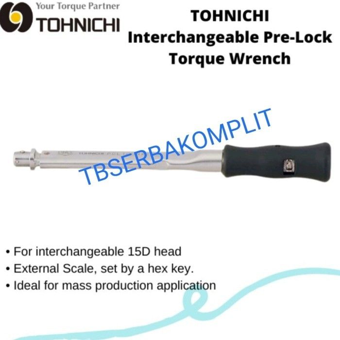 Kunci Torsi TOHNICHI PCL200Nx19D Interchangeable PreLock Torque Wrench ...