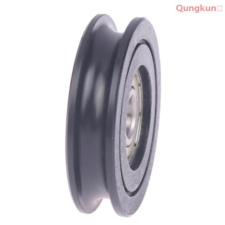Qungkun💕 Delrin POM 8x40x10MM U Type Groove Ball Bearing Wheel Pulley ...
