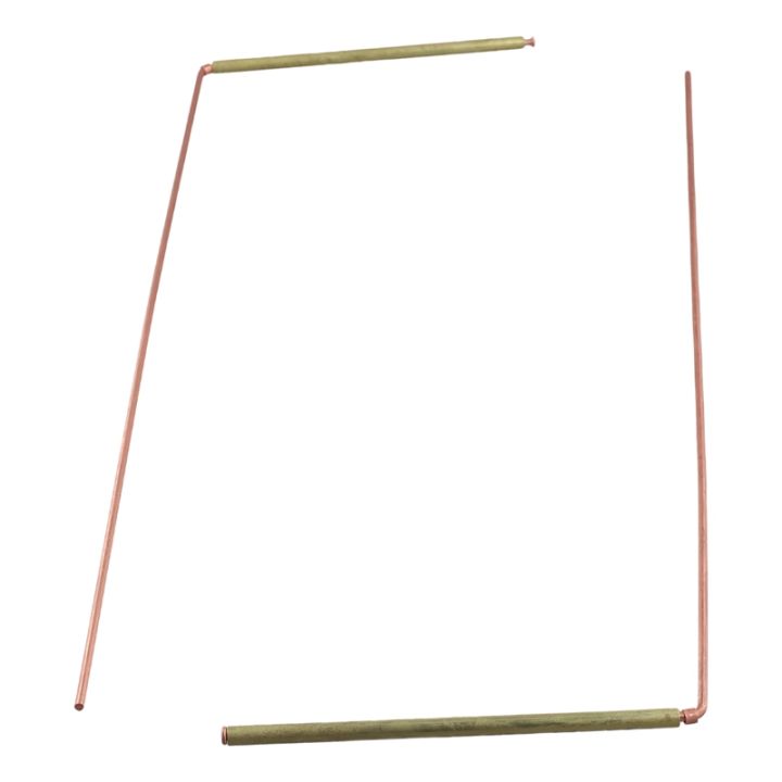[]-2Pcs Copper Dowsing Rods Spiritual Divining Rods Flexible Copper Rod ...