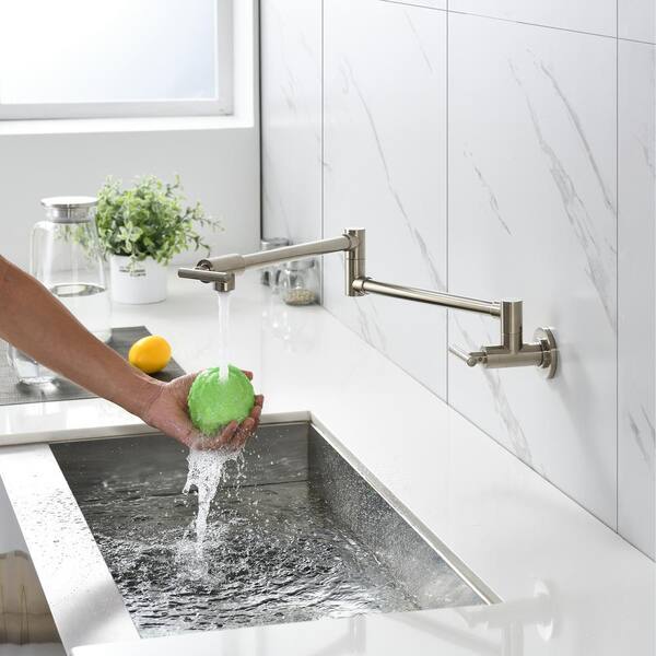 Wall mounted kitchen flexible faucet / High Quality Stainless 304 ...