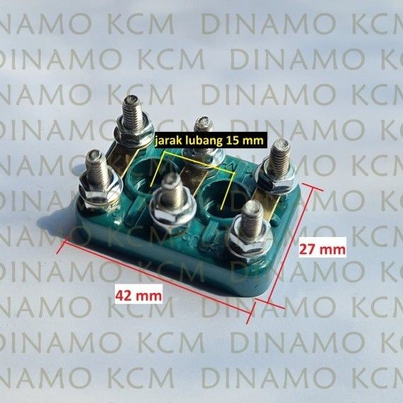 TERMINAL DINAMO TB6 TB5 TB4 TB3 - ELEKTRO MOTOR JUMPER BLOCK KUNINGAN ...