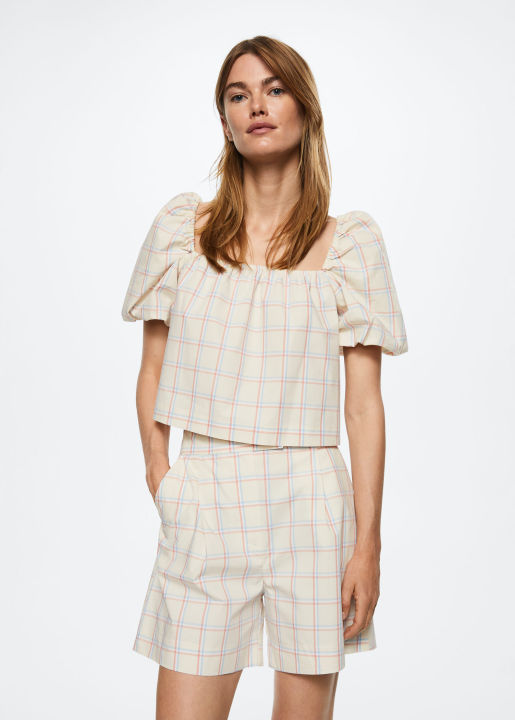 [MANGO] SHORTS MIRI H / กางเกงขาสั้น REF. 37062507 | Lazada.co.th