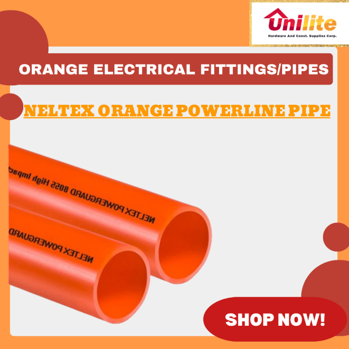 ORANGE ELECTRICAL / NELTEX ORANGE POWERLINE PIPE | Lazada PH