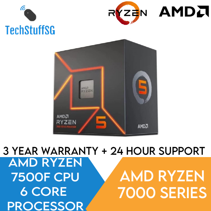 AMD Ryzen™ 5 7500F 3.7 GHz (Up to 5.0 GHz) 6 Cores / 12 Threads 65W ...