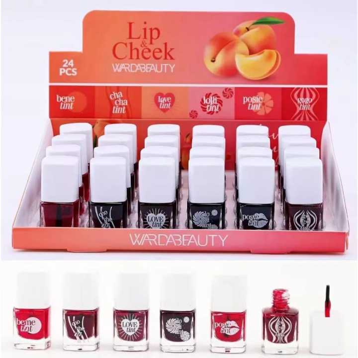 Warda Beauty Peach & Strawberry Benefit Cheek & Lip Tint ( 6 Pcs ) | Lazada