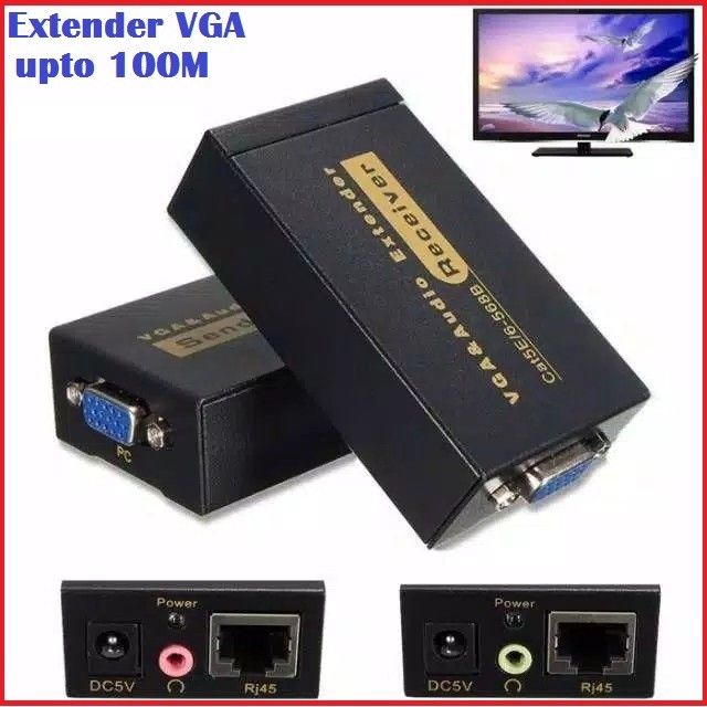 HDMI Extender 100m 4K Over Lan Cat5e cat6 | Lazada Indonesia