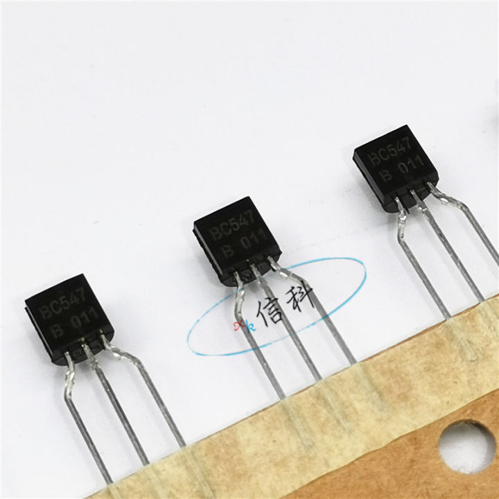 Straight-in transistor BC547B TO-92 BC547 with 0.1A 45V 10 NPN power transistors. | Lazada PH