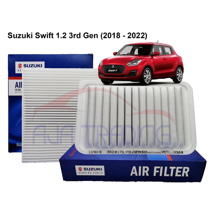 Combo Air Filter and Cabin Filter for Suzuki Swift 1.2 3rd Gen (2018 ...