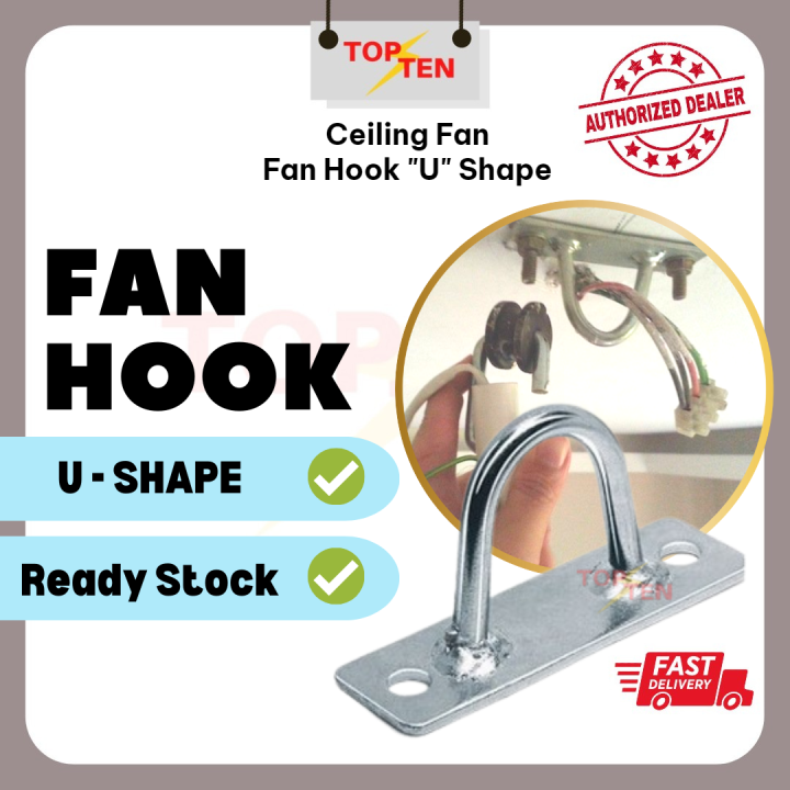 Ceiling Fan Hook Kipas U Hook Accessories for Ceiling Fan Fan Bracket ...