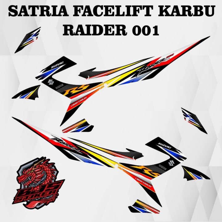 stiker striping sticker satria facelift satria facelift karbu satria ...